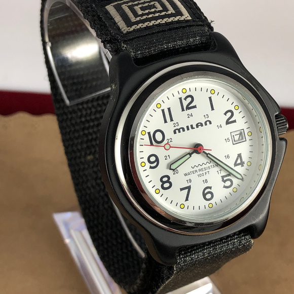 Milan | Accessories | Vintage Milan Design 2 And 24 Hour Dial Watch ...